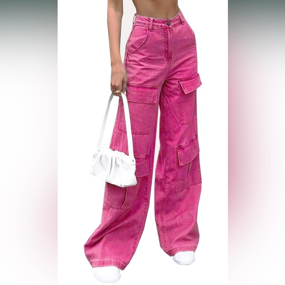 Amazon | Jeans | Womens High Waist Baggy Jeans Relaxed Fit Straight ...